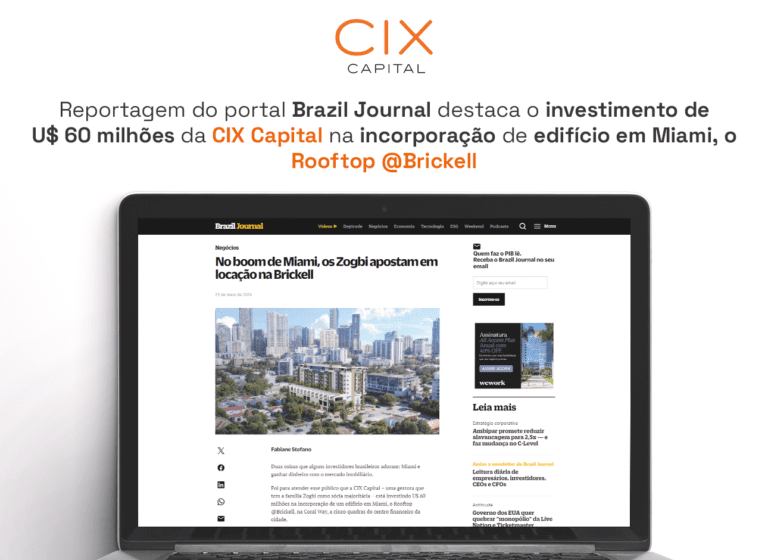 CIX Capital | Indicando caminhos, apontando direções